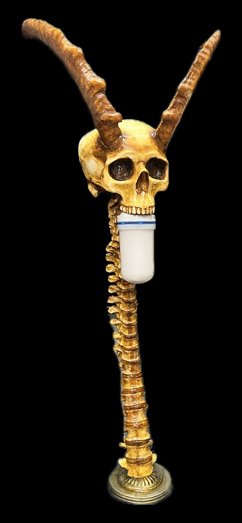 Moldy Horned Spinal Lamp – MoldyCreations
